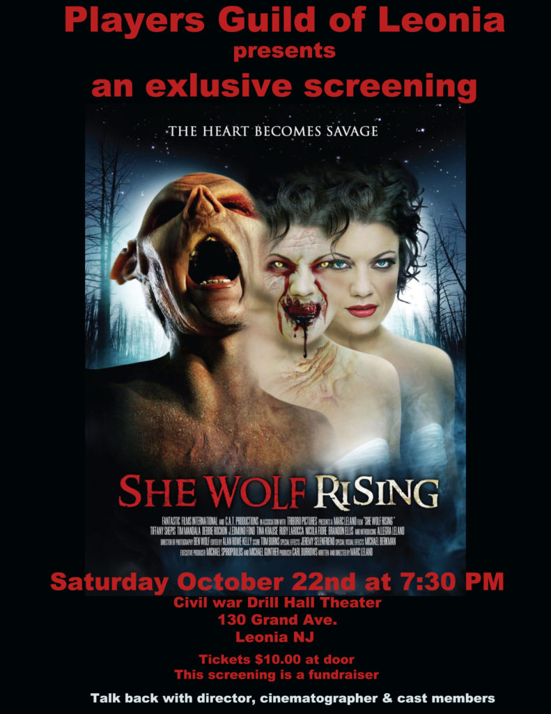 Leonia Arts – Players Guild of Leonia presents She Wolf Rising – Fundraising screening Tickets ...